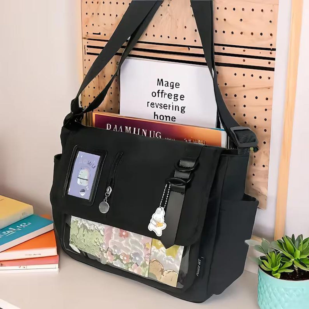 Large Ita Bag for Pins and Pins Display, Anime Crossbody Bag, Kpop ...