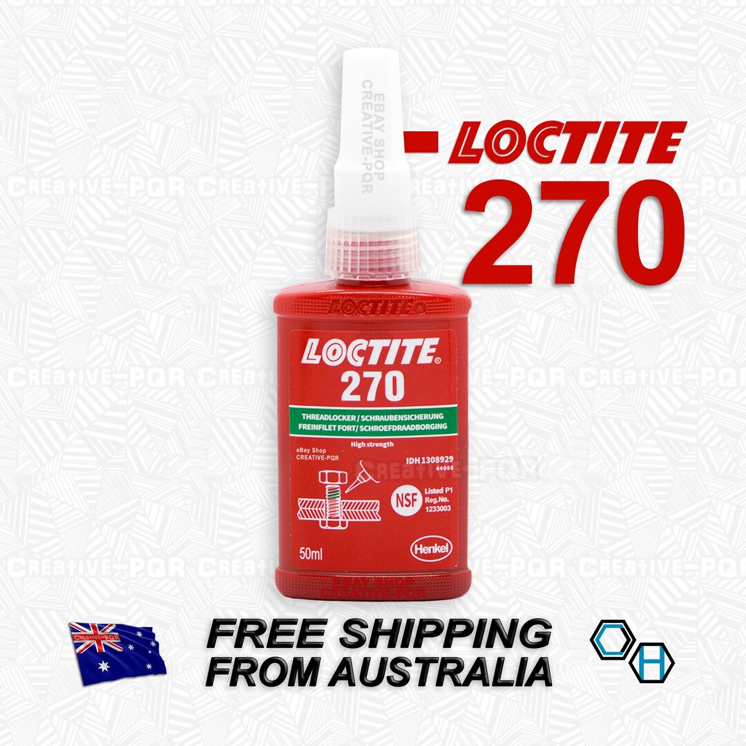 Loctite 270 50ml Threadlocking Adhesive - High Strength Permanent ...