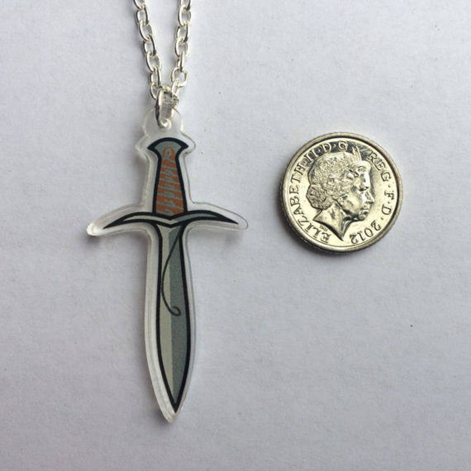 Fantasy Sword Dagger Acrylic Keychain Keyring FREE SHIPPING | Etsy