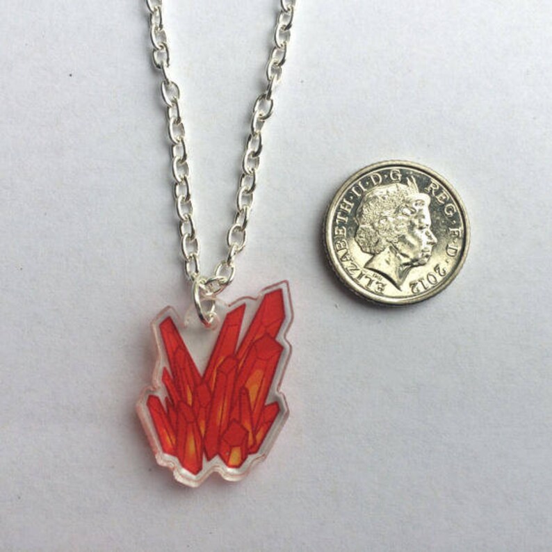 Dragon Age Red Lyrium Crystal Acrylic Keychain Keyring | Etsy