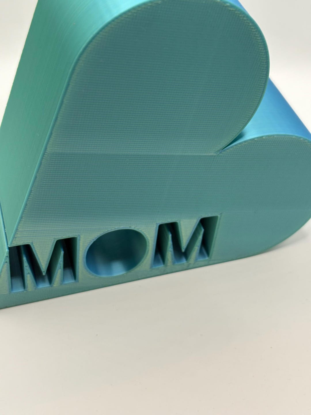 Heart-shaped MOM Sign | 3D Printed PLA Keepsake | Mother's Day Gift - Etsy