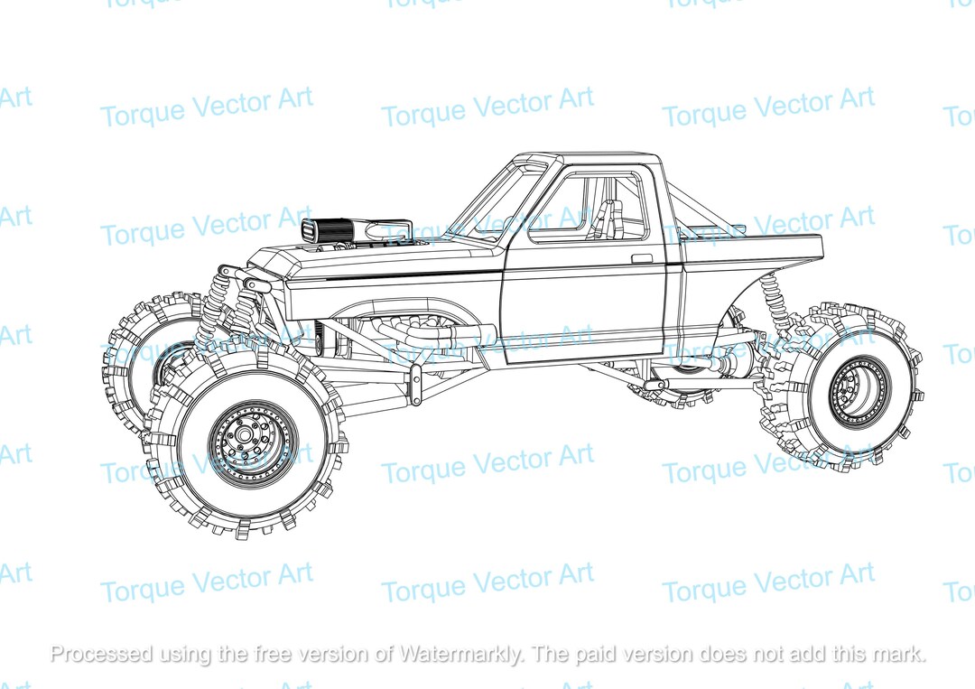 4WD Mud Dragster SVG Files - Etsy Canada