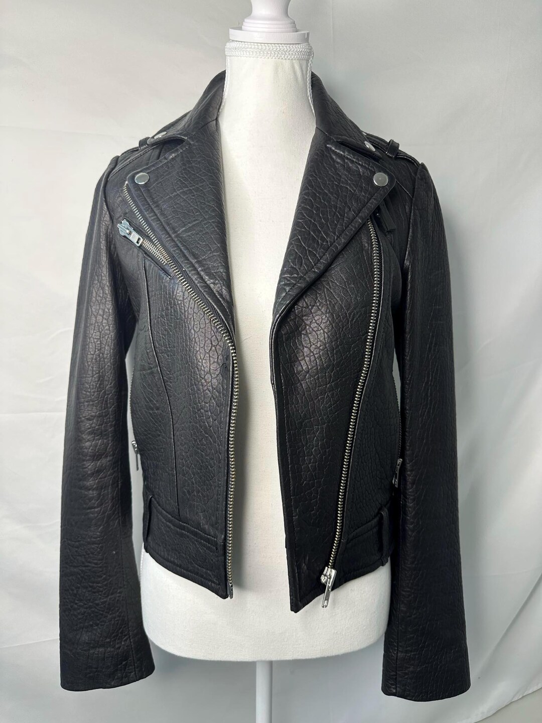 Mackage Aritzia Collab Leather Jacket - Etsy