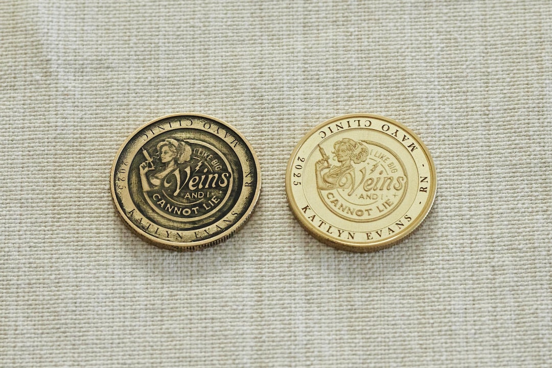 Customized Brass Challenge Coins - Etsy