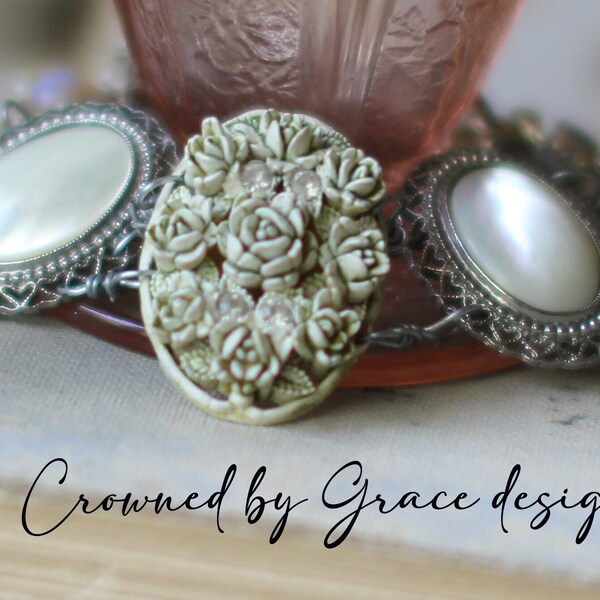 JARDIN D'AMOUR Earrings Vintage Assemblage Artisan Handmade One of a ...