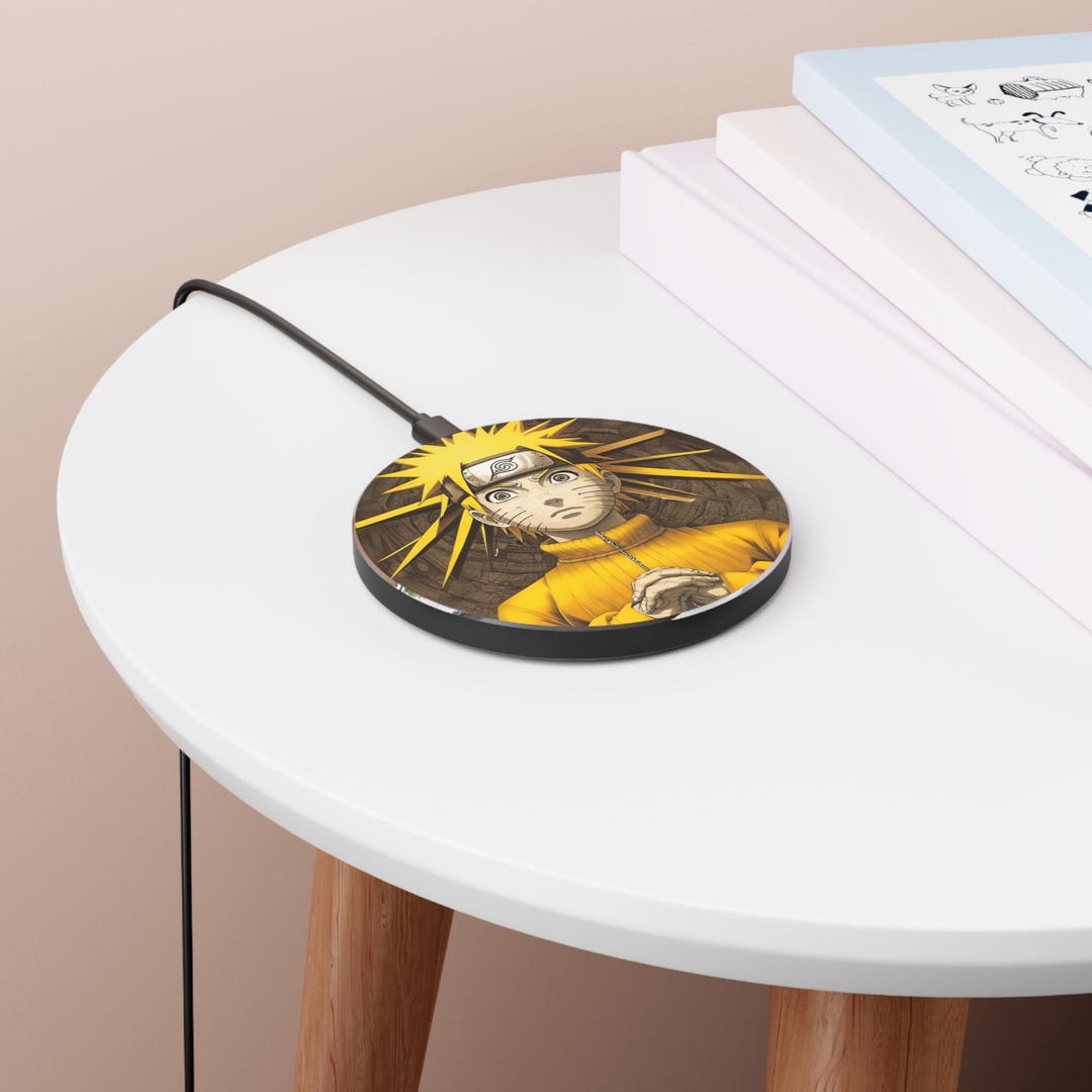 Naruto Wireless Charger, Anime Charging Pad, Geek Gift, Desktop ...