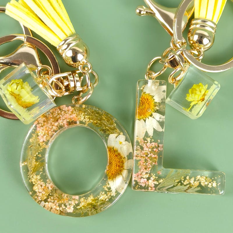 Resin Keychain - Etsy