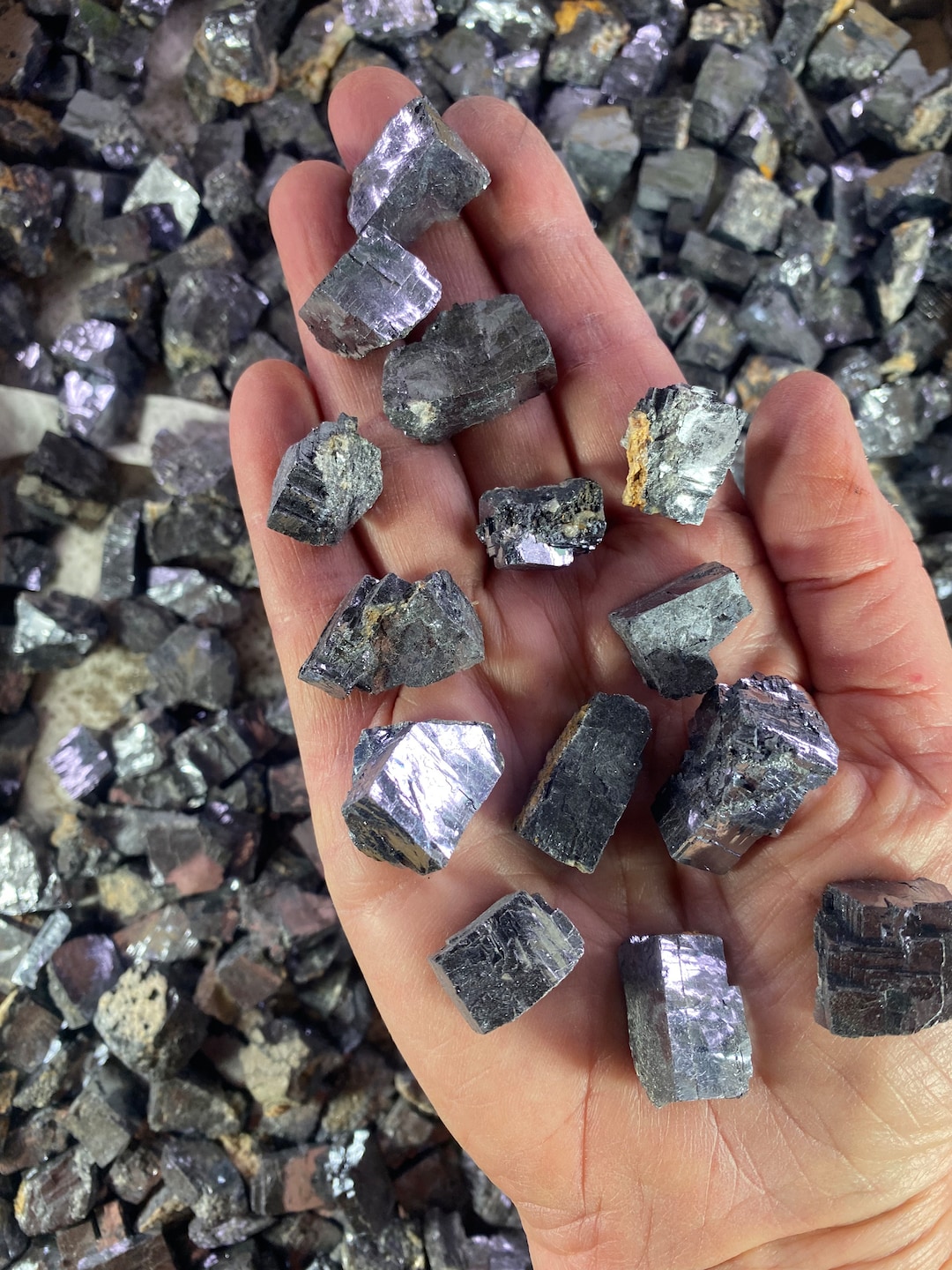 Galena Mineral Specimem From Bulgaria, ONE Raw Natural Galena Crystal ...