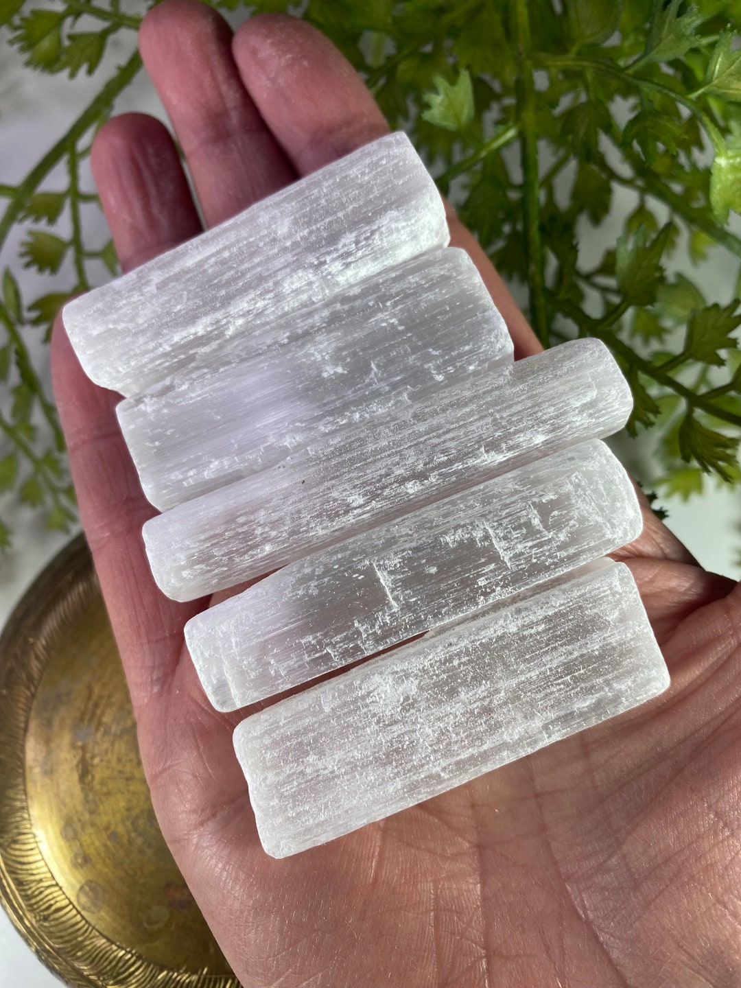 Selenite Wands I Selenite Crystals I Natural Selenite I 2 Inch Wands I ...