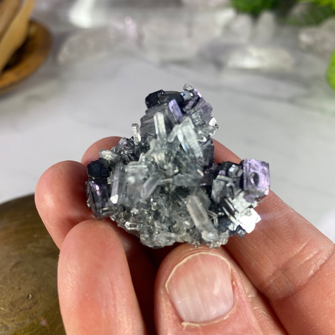 Galena With Quartz Crystal Mineral Specimen Bulgaria Raw Crystal Quartz ...