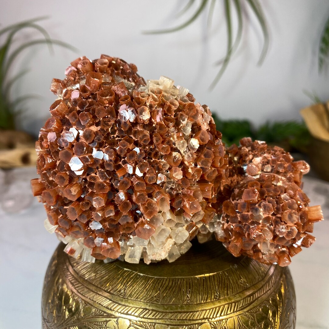 Aragonite Crystal Cluster From Morocco, Natural Raw Aragonite Mineral ...