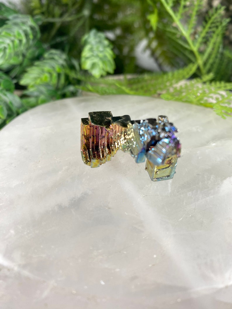 Rainbow Bismuth Specimen Bismuth Crystal Lab Grown - Etsy