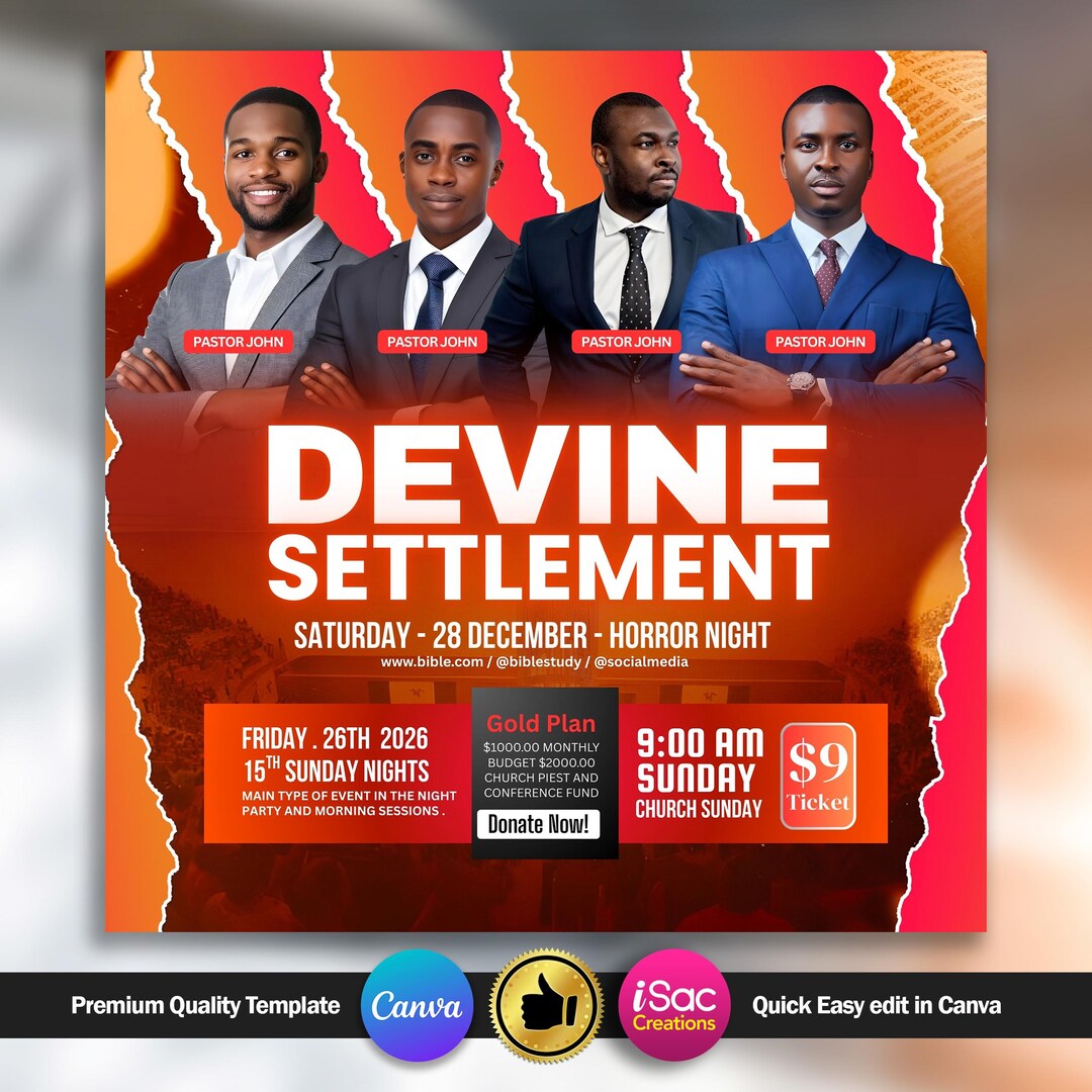 Church Flyer, Devine Settlement, Church Conference Fkyer, Church ...