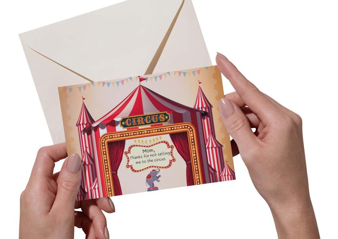 Funny Mothers Day Card for Moms - "mom, Thanks for Not Selling Me to ...