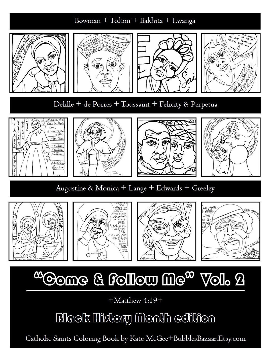 DIGITAL DOWNLOAD Come and Follow Me Volume 2 Black History Month ...