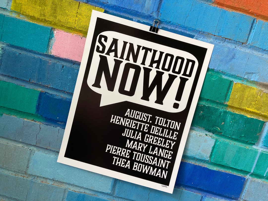 African American Sainthood Candidates Print Poster Tolton Delille ...