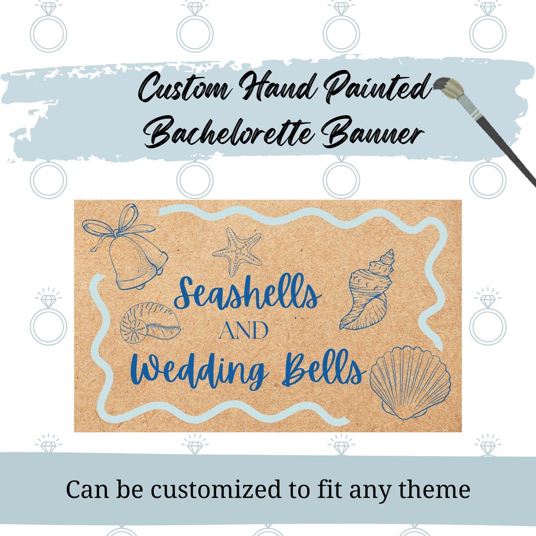 Custom Bachelorette Banner, Hand Painted Bachelorette Banner - Etsy