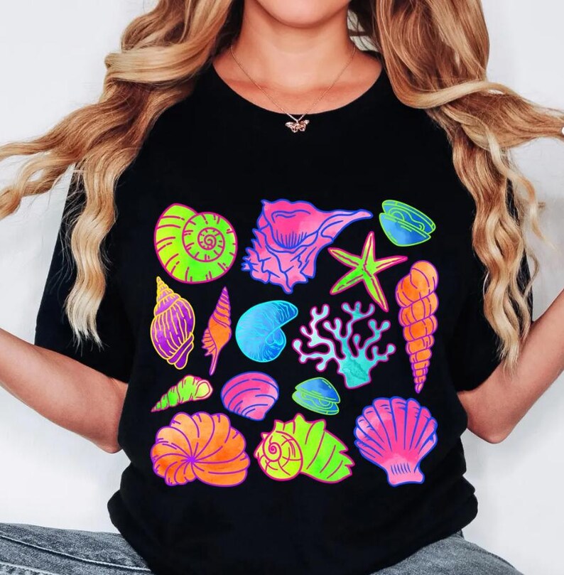 Summer Coquette Seashell PNG | Retro Beach Vibes | Coastal Aesthetic ...