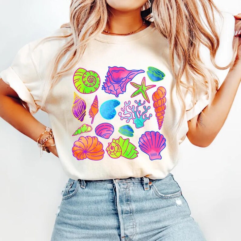 Summer Coquette Seashell PNG | Retro Beach Vibes | Coastal Aesthetic ...