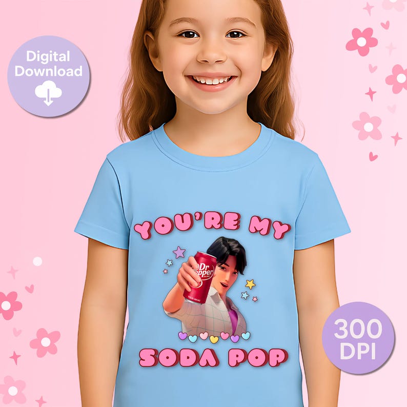 Soda Pop Saja Boys Png - Kpop Demon Hunters Shirt PNG | Cute Kpop Soda ...
