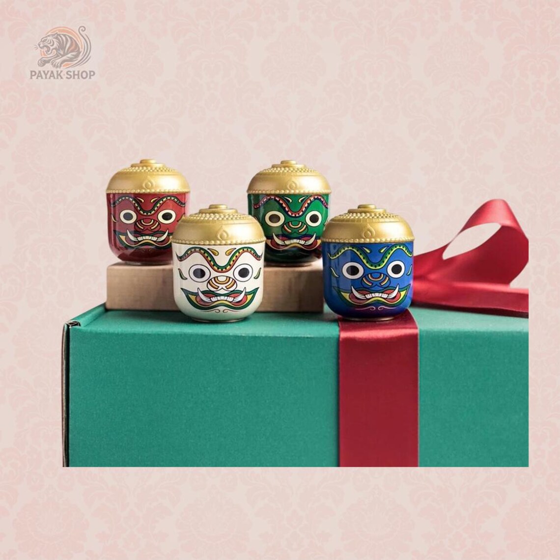 Thai Herbal Inhaler Gift Set (4 Scents) – Unique Thai Design ...