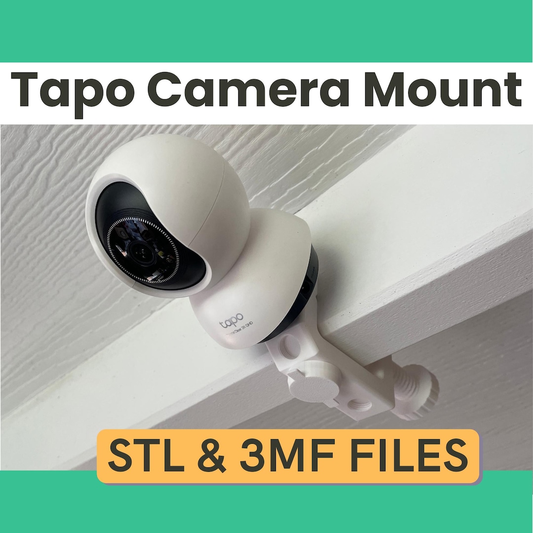 Tapo Compatible Camera Mount Digital 3D Printing STL File, Tapo Tp-link ...