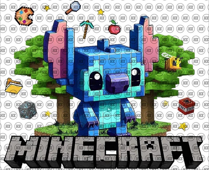 Minecraft 2 - PNG and SVG - Sublimation Design - Etsy