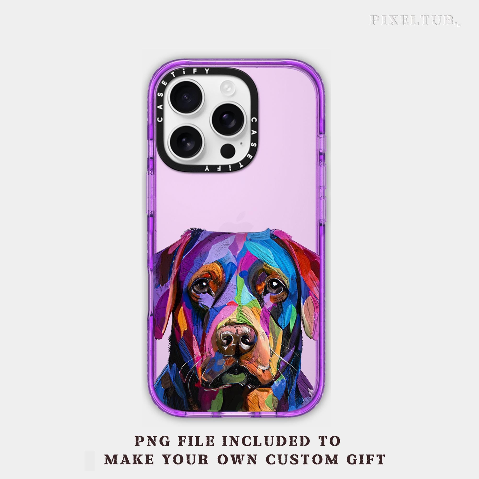 Colorful Labrador Mosaic Portrait – Digital Dog Art Print, Vibrant Pet ...