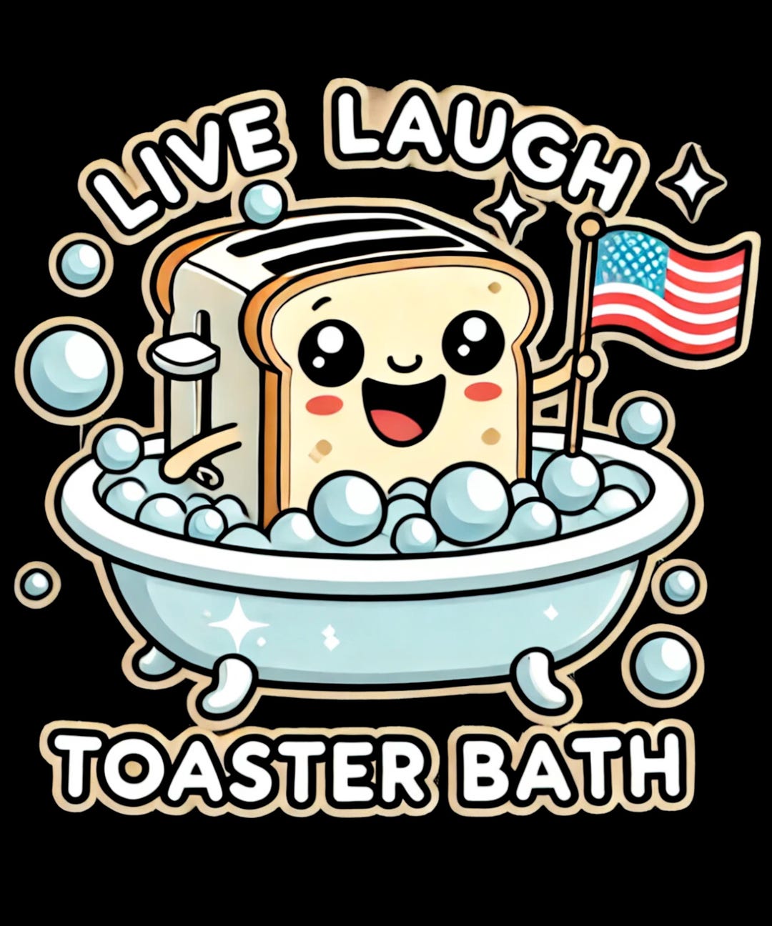 Live Laugh Toaster Bath - Etsy