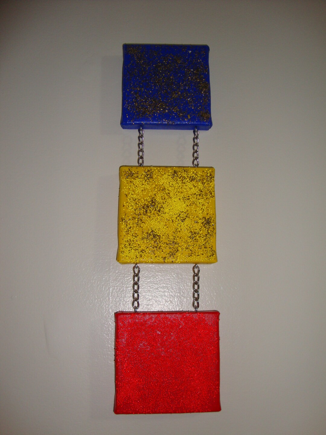 Primary Colors Texture Painting - Etsy