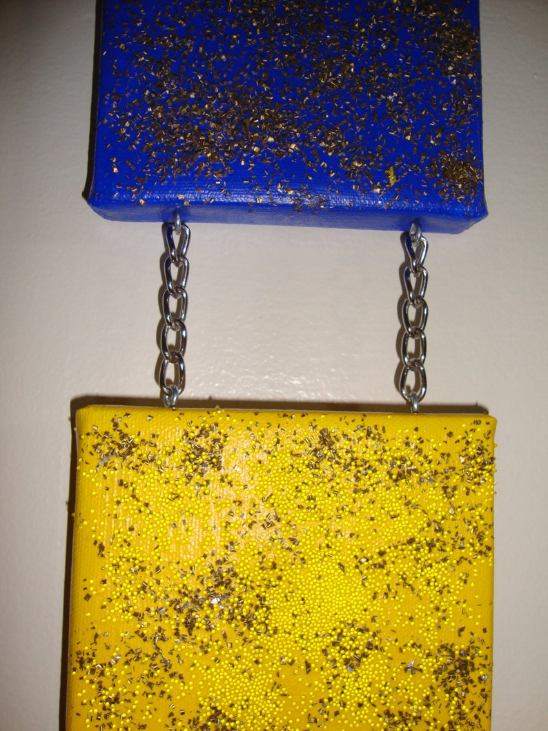 Primary Colors Texture Painting - Etsy