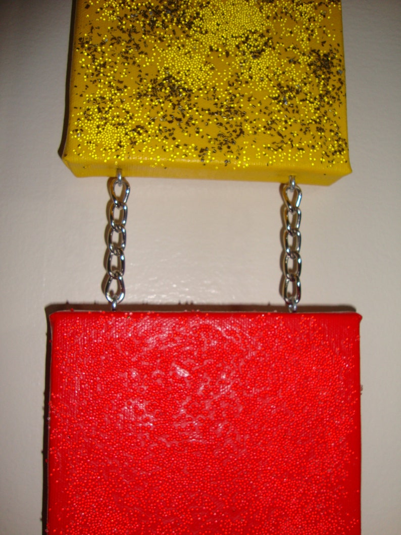 Primary Colors Texture Painting - Etsy