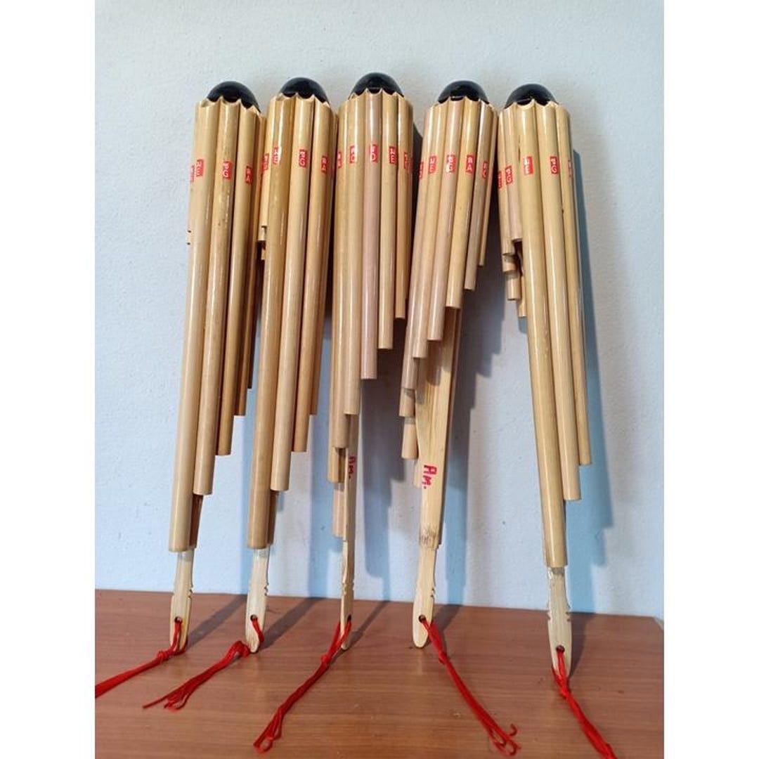 Handmade Thai Laos Wode (voed) – Traditional Bamboo Panpipe Flute | Key ...