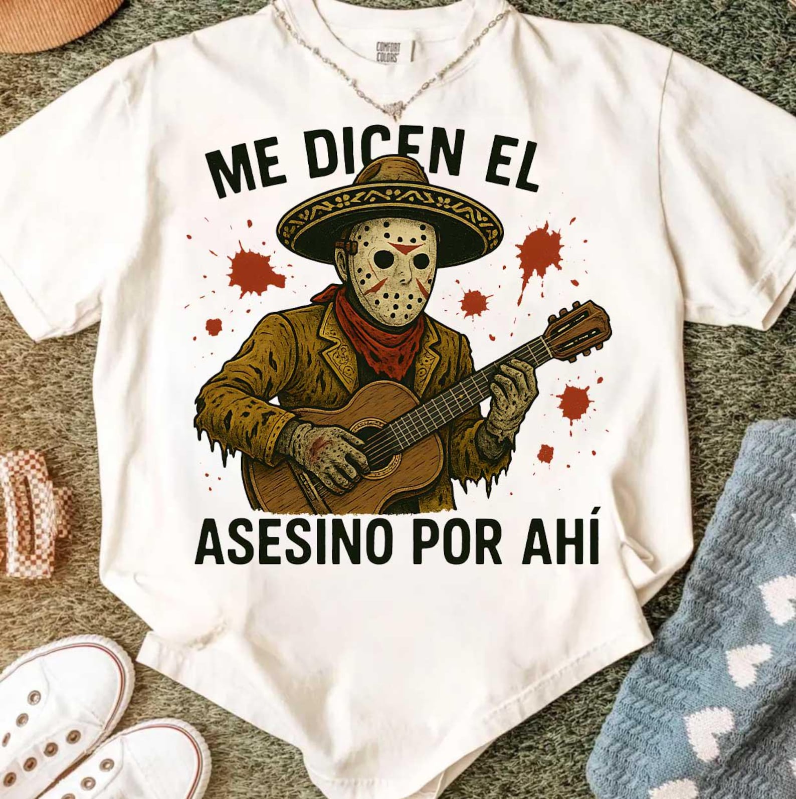 Me Dicen El Asesino Png, Cowboy Killler Png, Halloween Png, Spanish ...