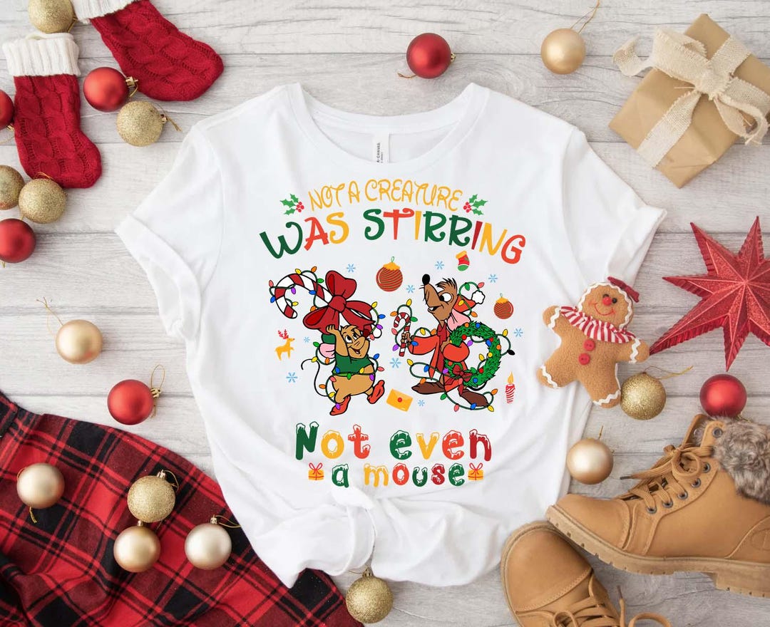Not Even A Mouse Christmas Png, Retro Christmas Png, Mouse and ...