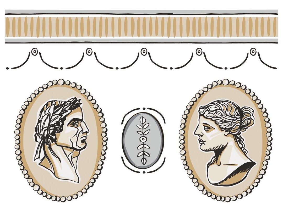 IOD Classic Cameo Paint Inlay by Iron Orchid Designs - Etsy