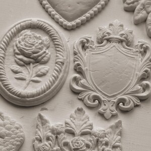 IOD Heraldry Mould by Iron Orchid Designs - Etsy