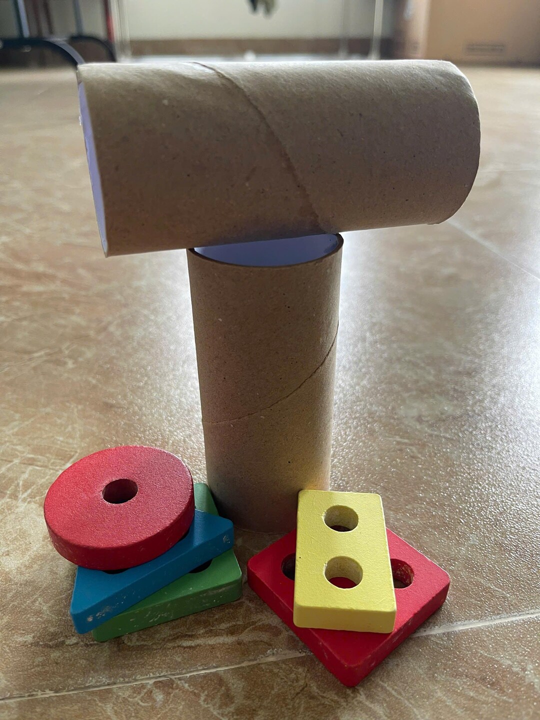 Paper Tube Structure-toy Shape Blocks for Kids - Etsy