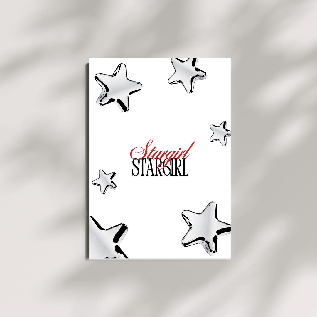 Stargirl Digital Poster, Stargirl Digital - Etsy