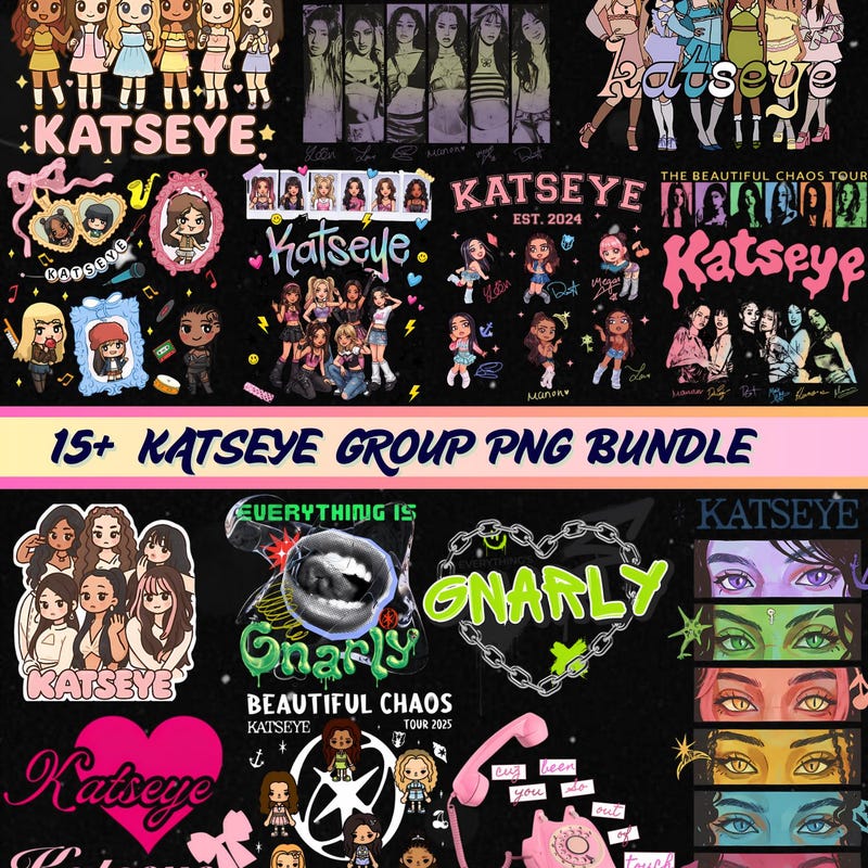 Katseye Group Png - Etsy