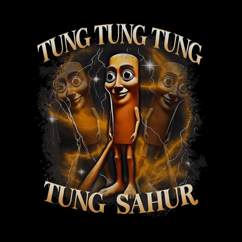 Tung Tung Tung Sahur Meme Brainrot Humor Gen Z PNG Digital - Etsy