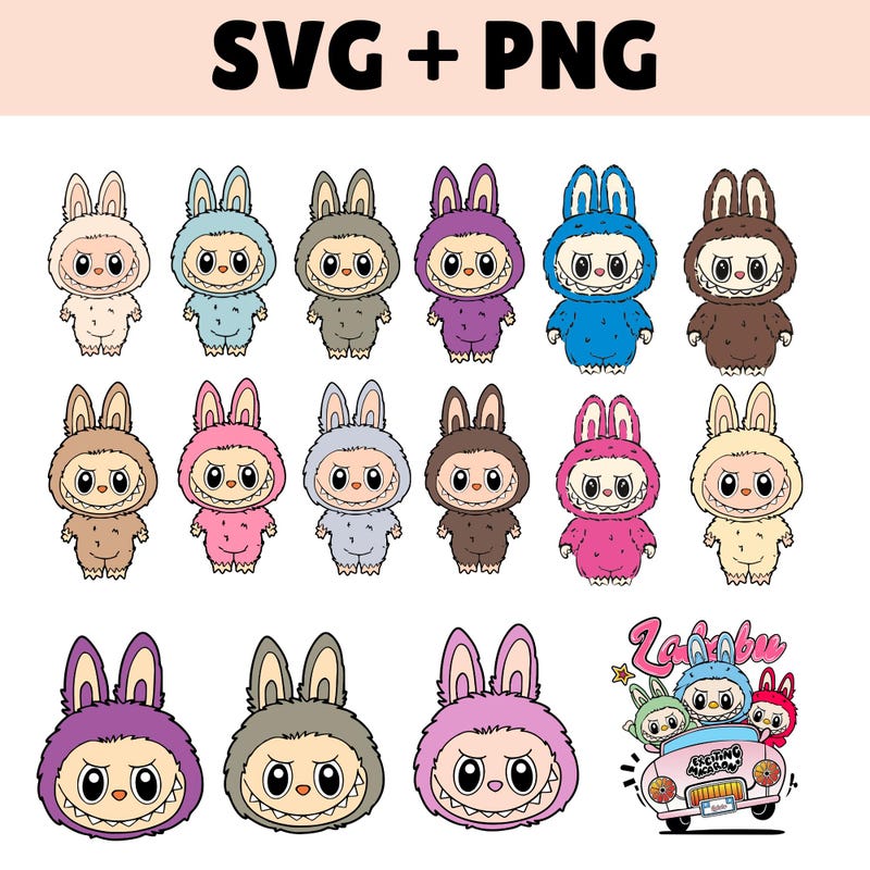 Labubu Vector - Etsy