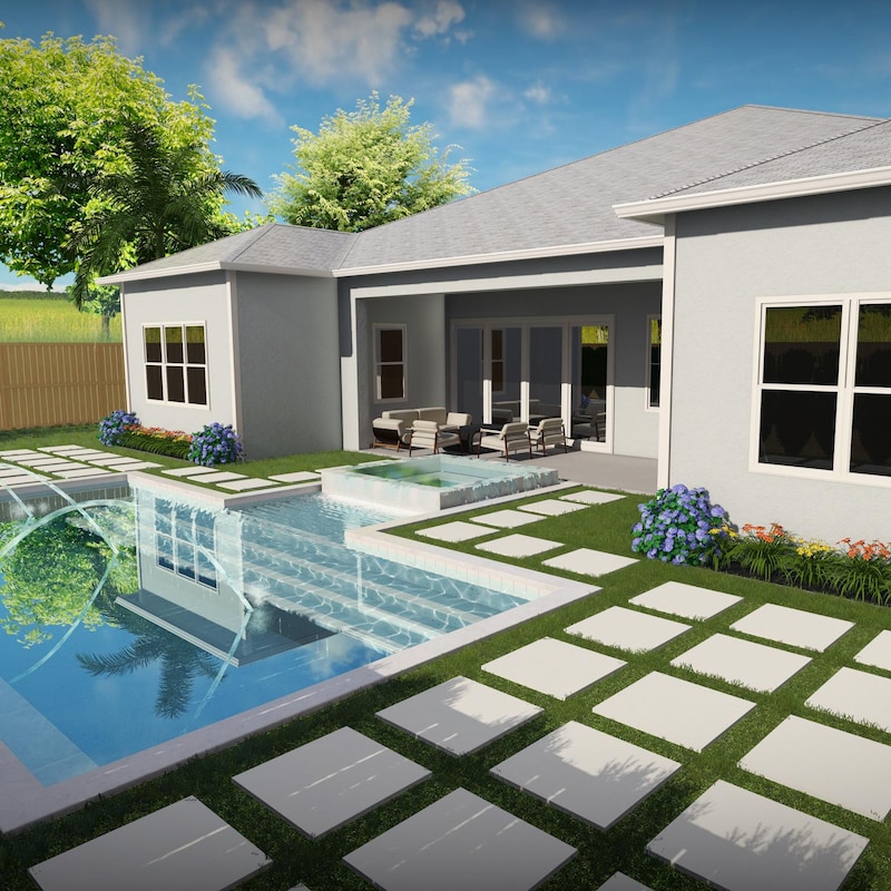 Premade Landscape Design - Etsy