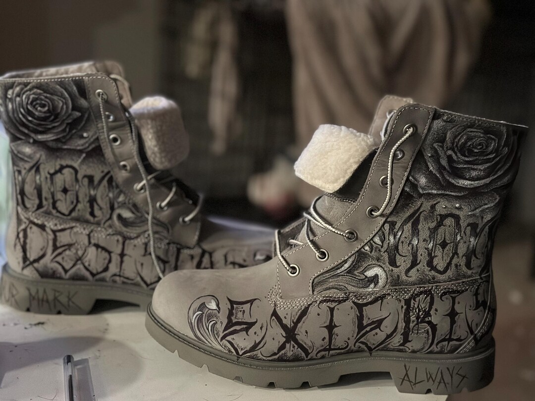 Custom Timberlands - Etsy