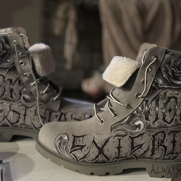 Custom Timberlands - Etsy