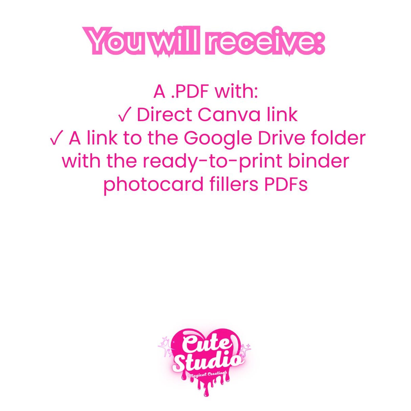 K-pop Photocard Binder Fillers – Set of 12 Aesthetic Printable Fillers ...