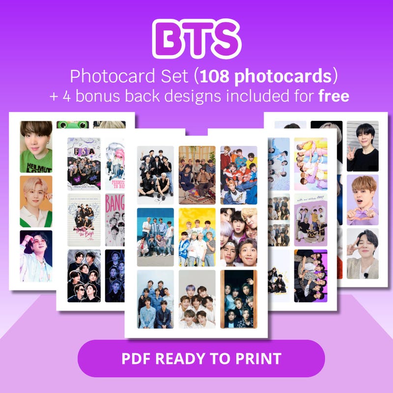 Bts Freebies Photocards - Etsy