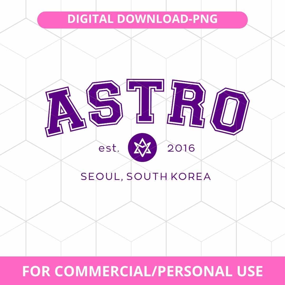 ASTRO University Style Design|png+svg Bundle|printable K-pop Art for T ...