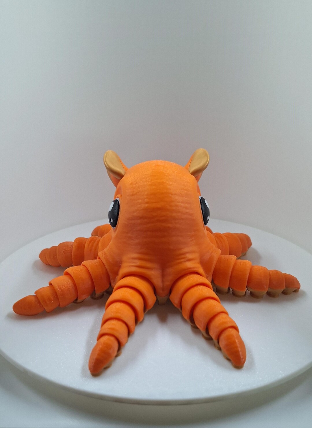Adorable 3D Printed Flapjack Octopus – Kawaii Sea Creature Figurine - Etsy