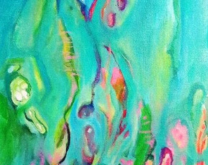 Floral Abstract Painting Nature Art Garden Art Original - Etsy